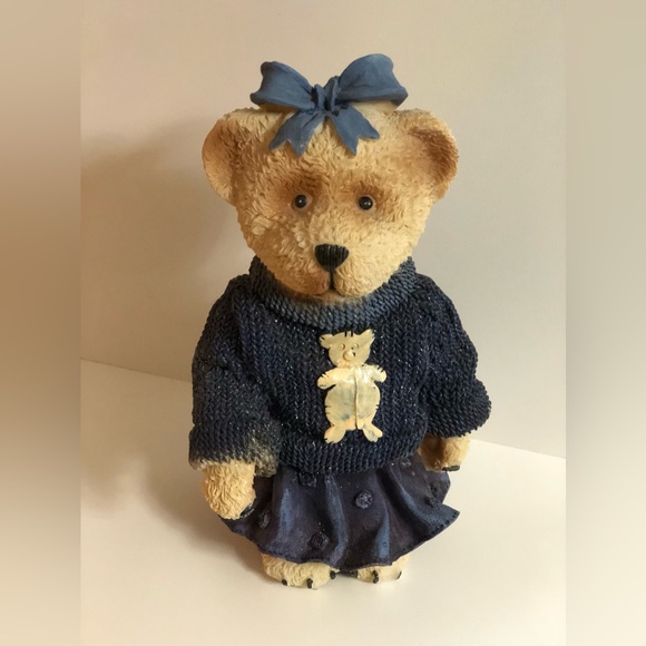 Unbranded | Toys | Resin Teddy Bear Coin Savings Bank | Poshmark